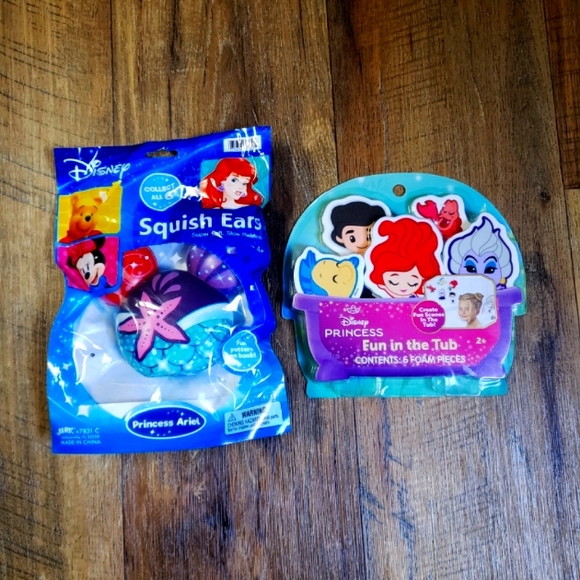 Disney | Toys | Disneys The Little Mermaid Bath Toys | Poshmark